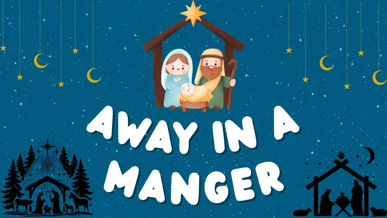 Lyrics of Away In A Manger Christmas Carol With Sheet Music