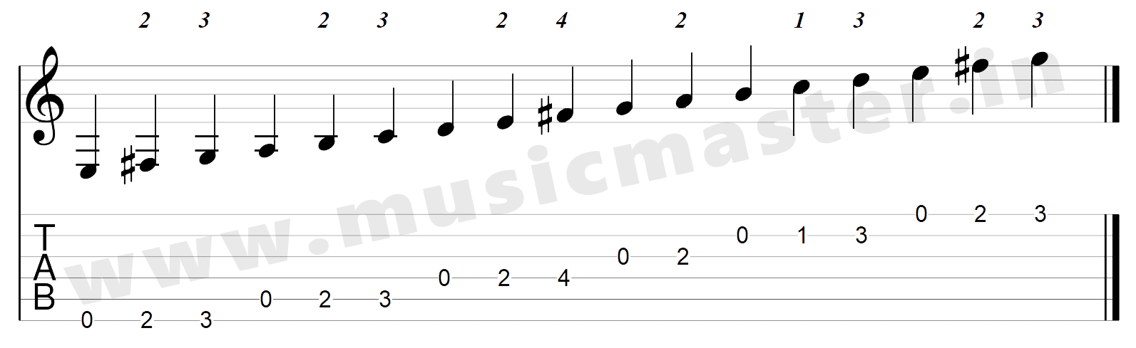 Easy Beginner's Guide to Play G Major Scale on Guitar